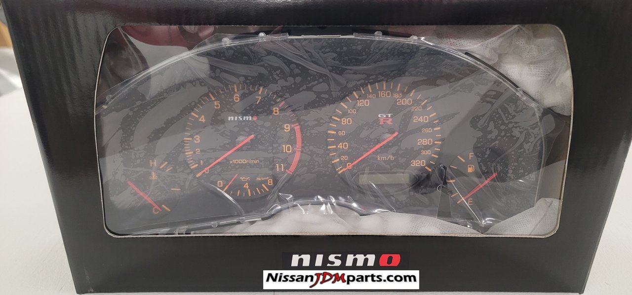GENUINE NISMO R34 GTR GAUGE CLUSTER BLACK FACE 24810-RSR46 ...