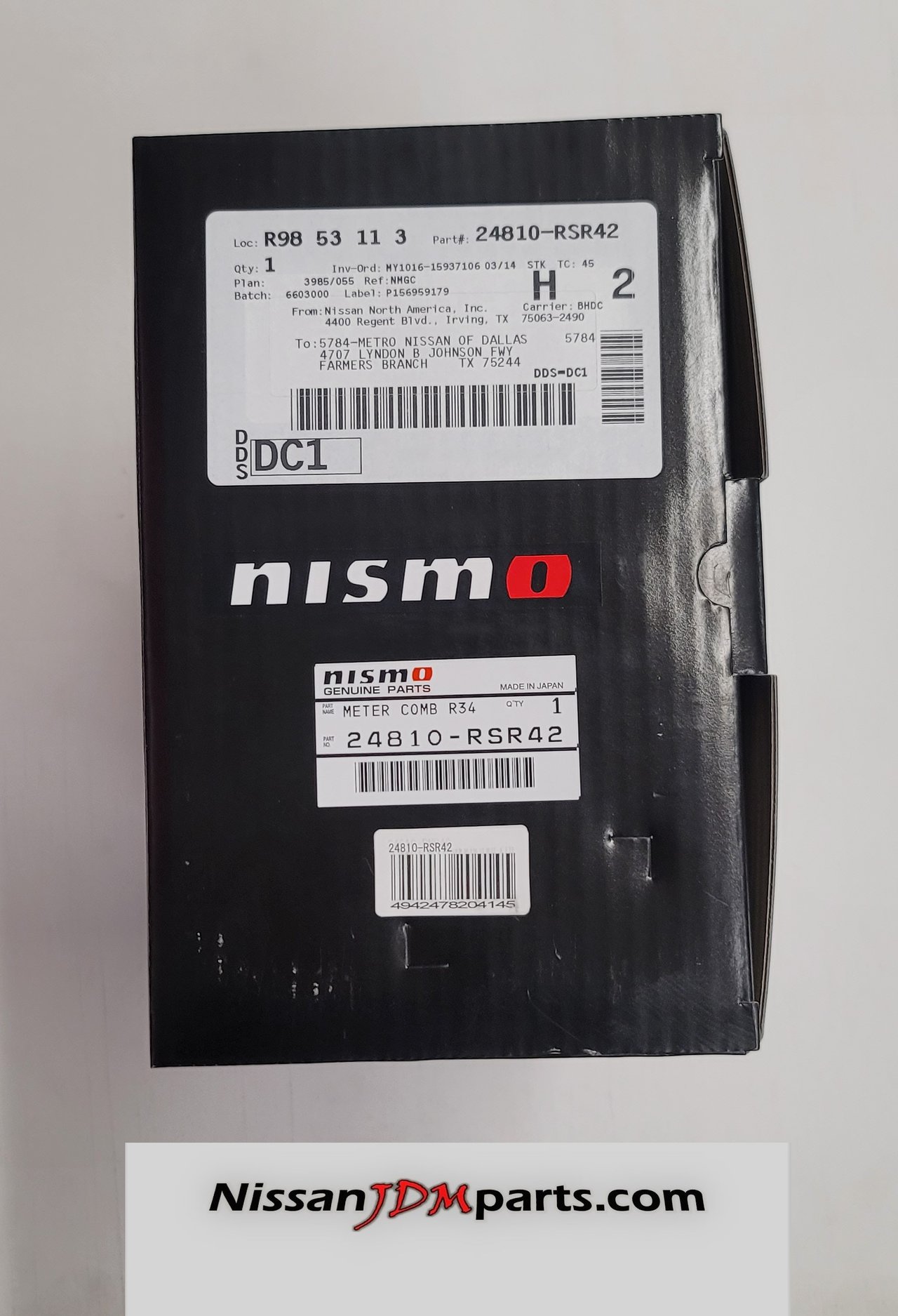 GENUINE NISMO R34 GTT GAUGE CLUSTER 24810-RSR42 - nissanJDMparts.com