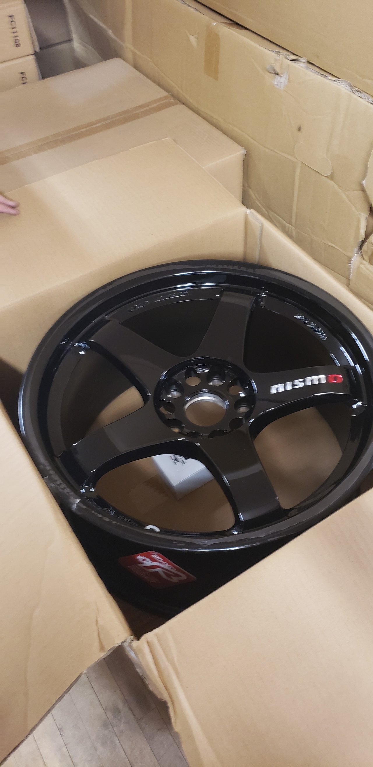 NISMO OMORI LMGT4 WHEELS 18x10.5 +15 4030S-RSR47-BK - nissanJDMparts.com
